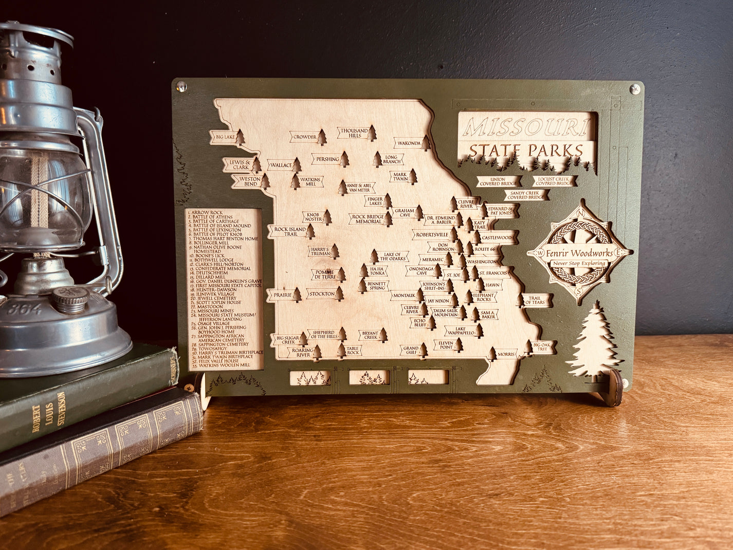 Missouri State Parks Map – Fenrir Woodworks