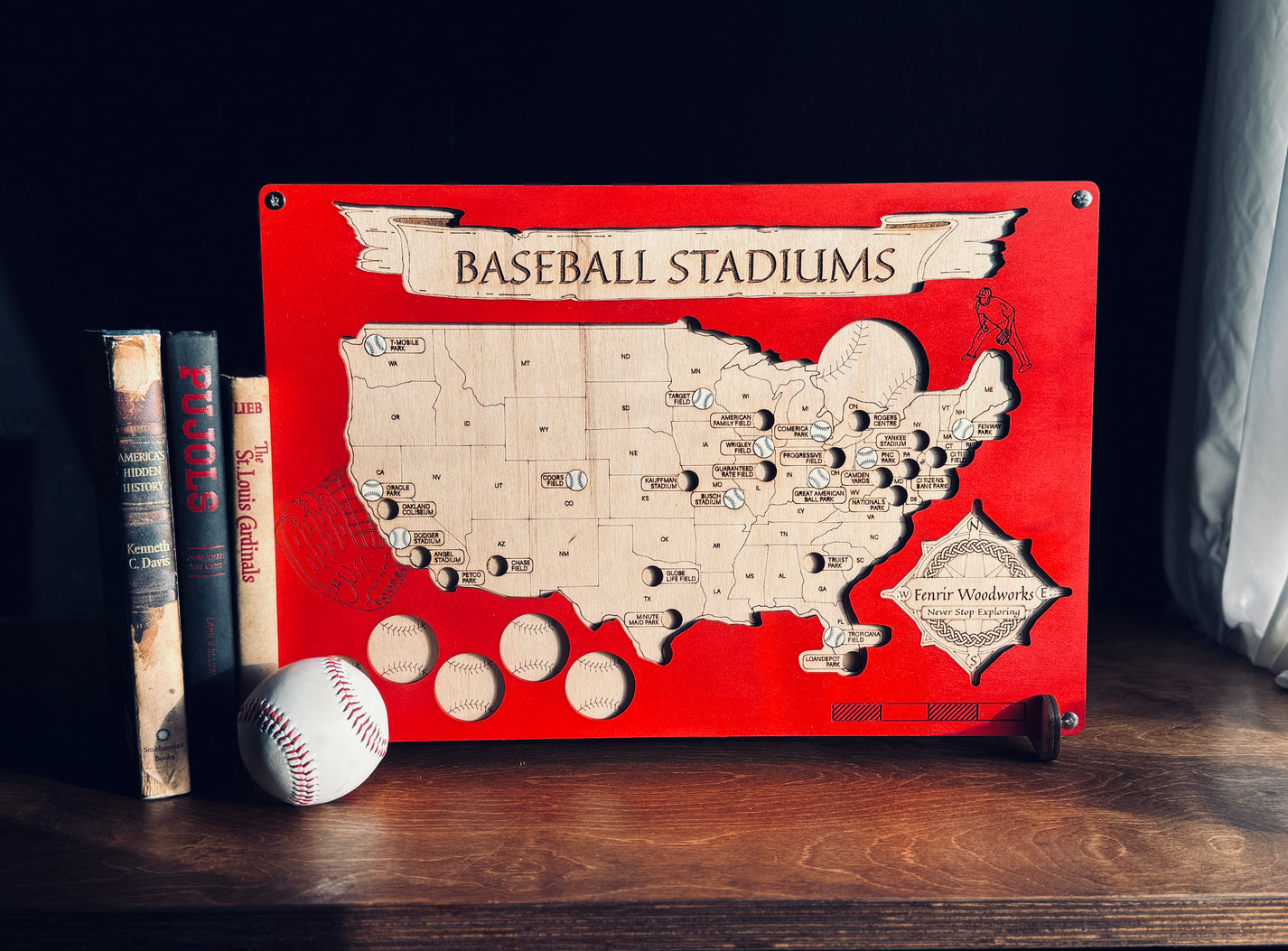 Stadiums tracking map – Fenrir Woodworks