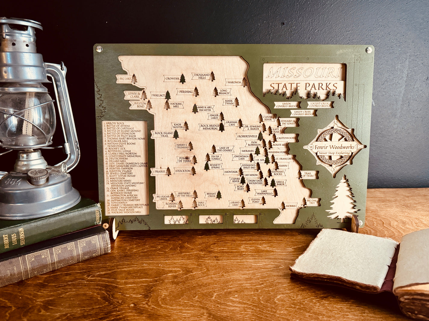 Missouri State Parks Map – Fenrir Woodworks