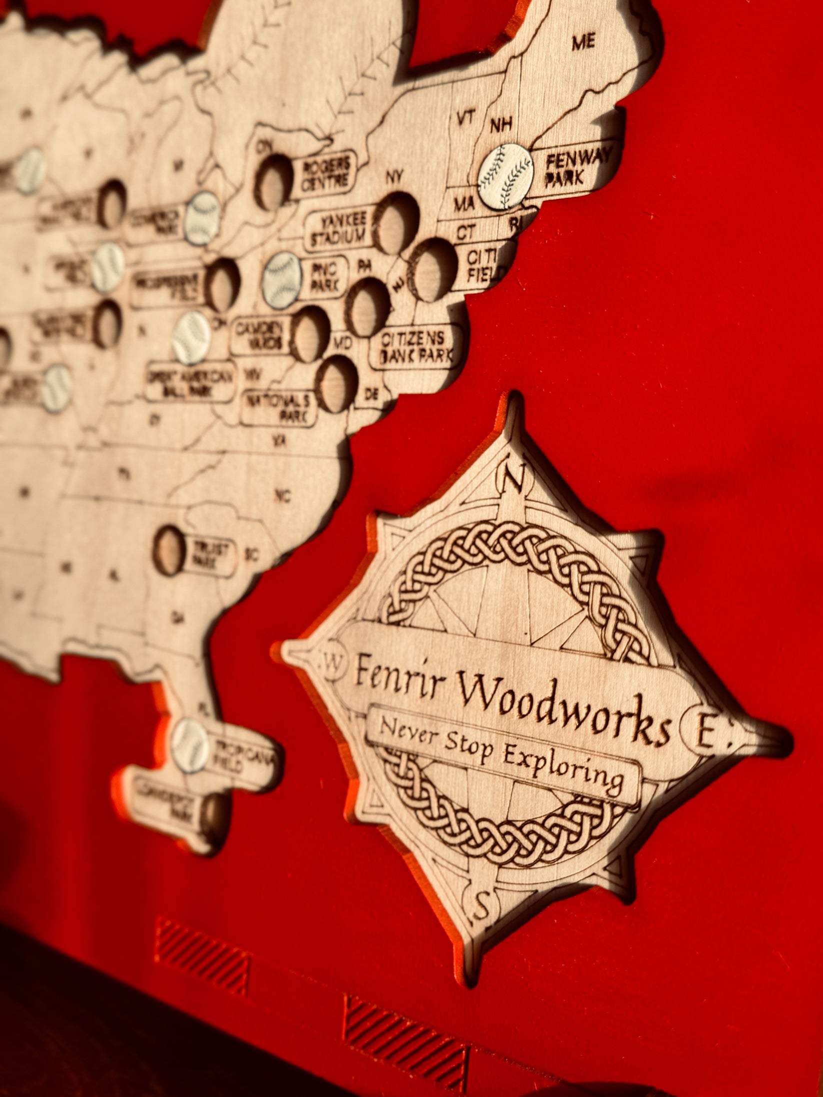 Stadiums tracking map – Fenrir Woodworks