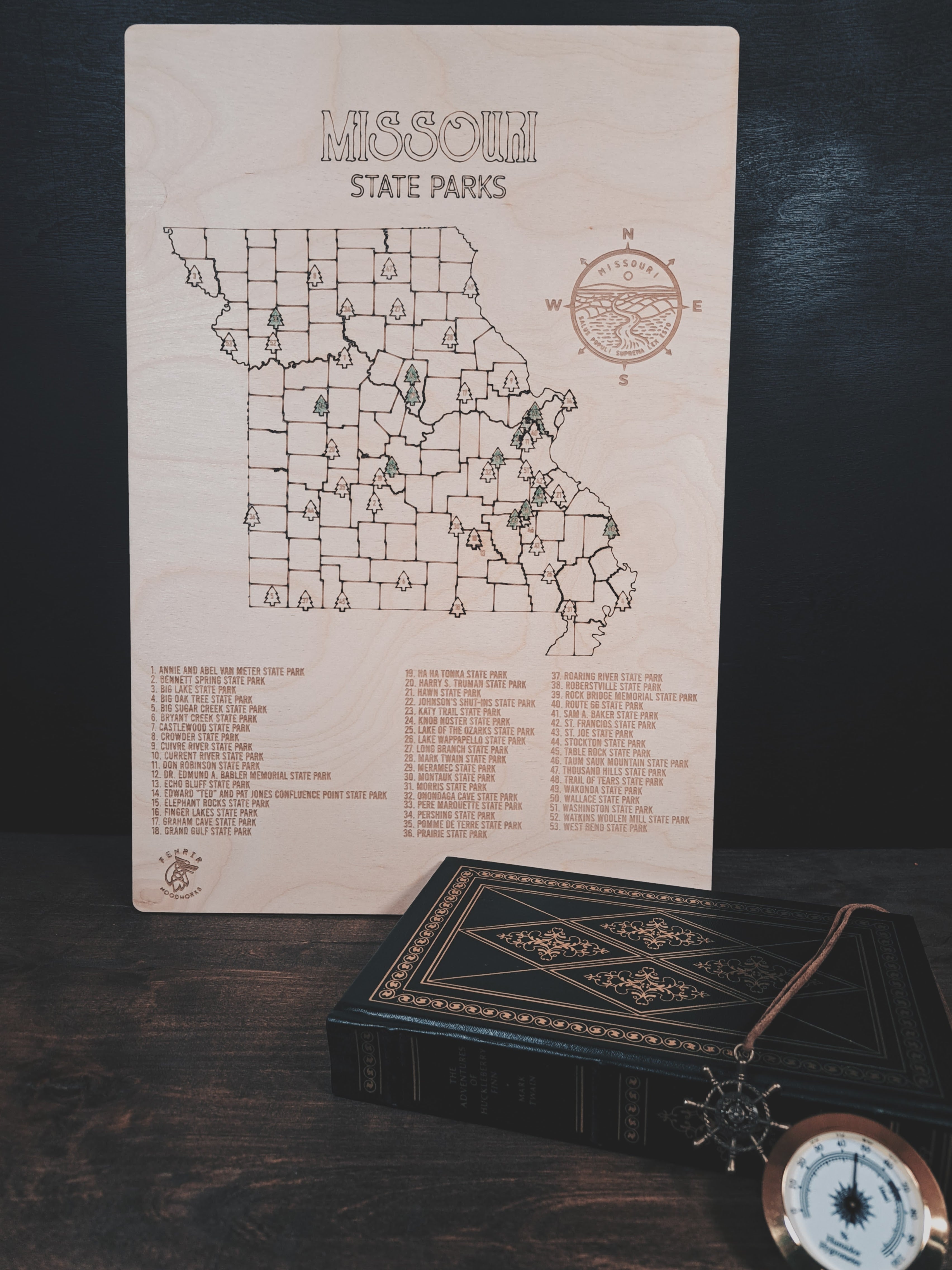 Missouri State Parks Map – Fenrir Woodworks